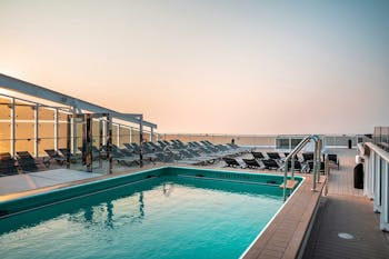 Pools onboard the MSC World America - Cruiseline.com